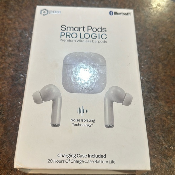 Pom | Headphones | Smart Pods Earpods Charging Case Pro Logic Bluetooth ...
